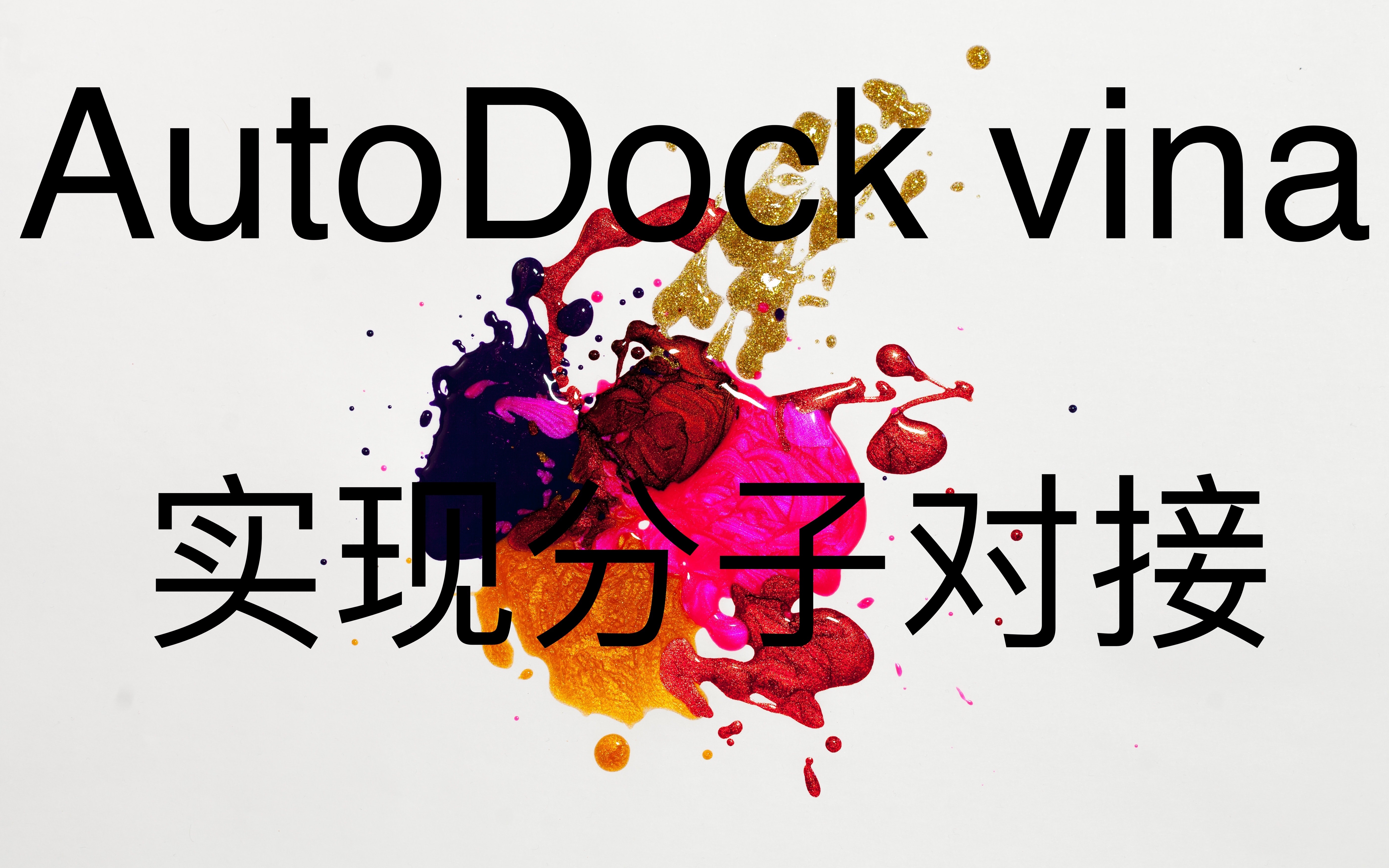 【生物人必学系列】利用AutoDock Vina进行分子对接(一)