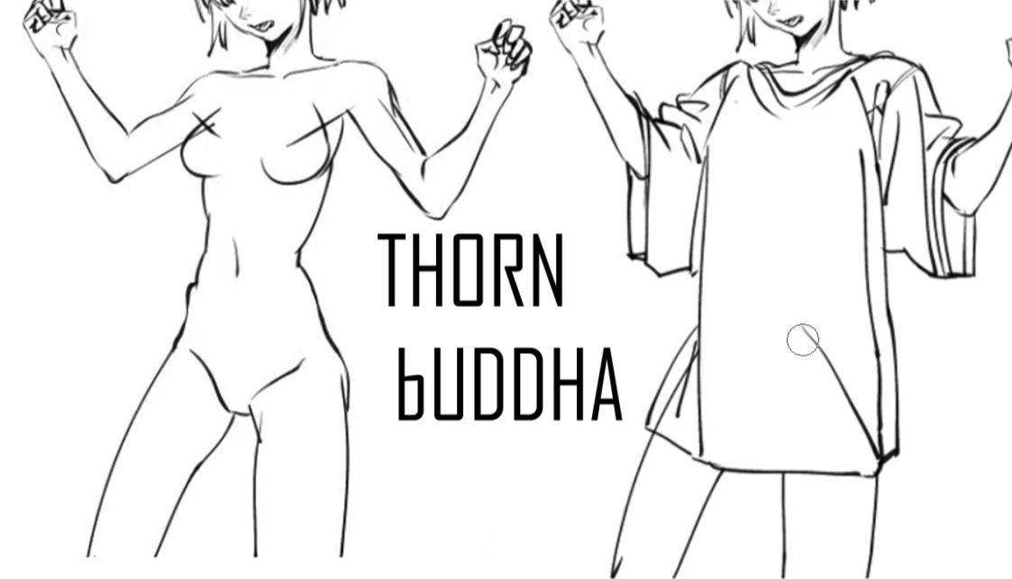 三分钟秒杀所有衣服褶皱画法