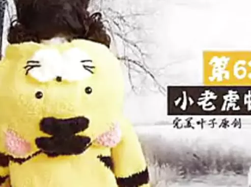 【一线牵羊绒毛线】编织视频教程-小老虎织法_毛巾线珊瑚绒毛衣
