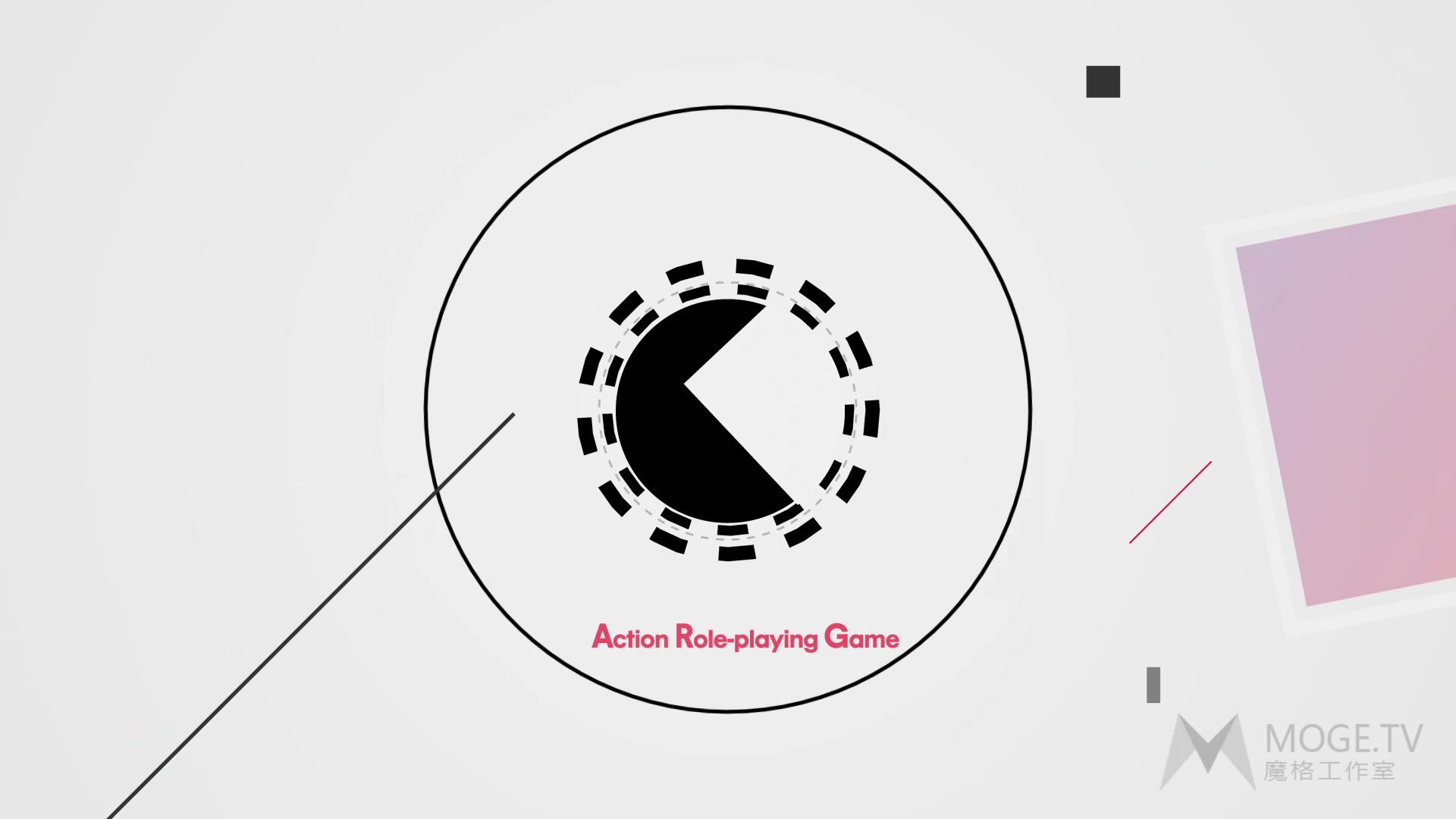 【魔格】跟随音乐做图形矩阵变化Opening Title