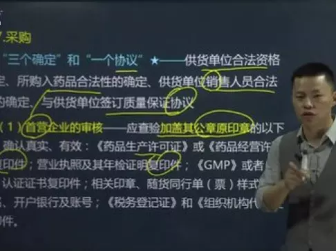 【2017执业药师考试辅导】法规-药品经营与使用管理-药品经营管理02