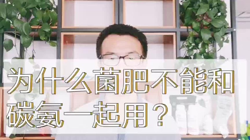 为什么菌肥不能和碳铵一起用?