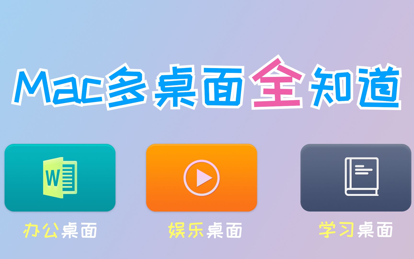 【Mac技巧】Mac多个桌面怎么弄?体验怎么样?Mac多桌面「全」知道