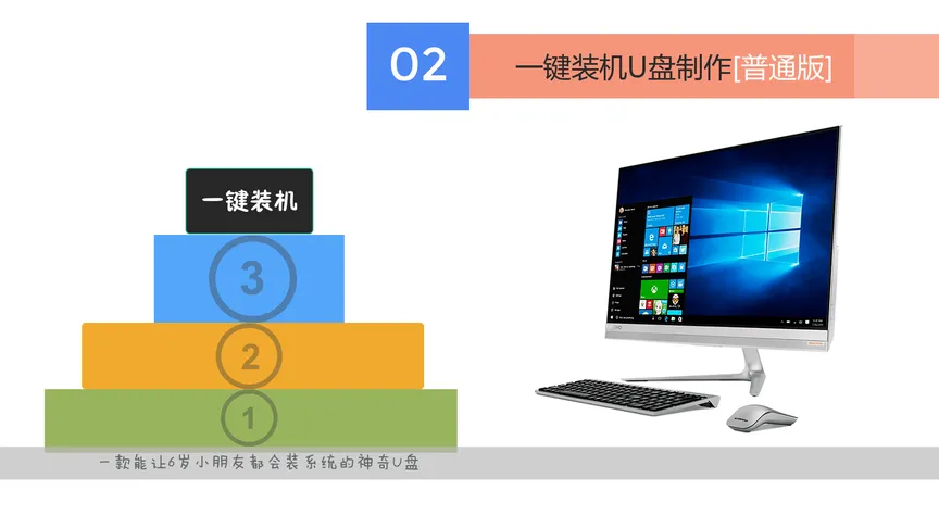 「一键装机2」教你如何制作一键装机U盘(普通版)