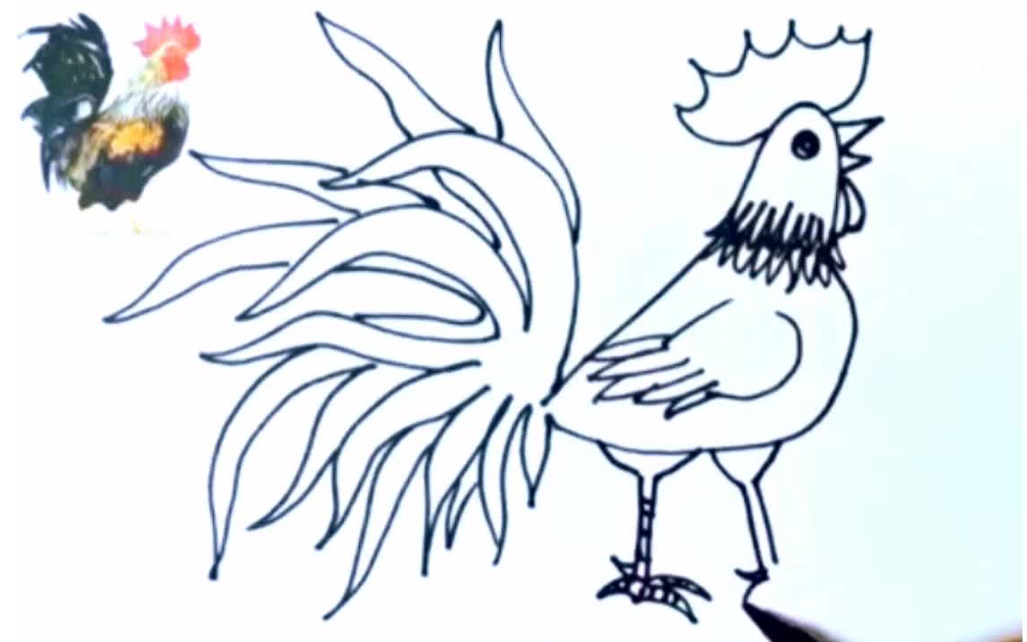 【空中课堂】【美术】【四年级】《艳丽的大公鸡》