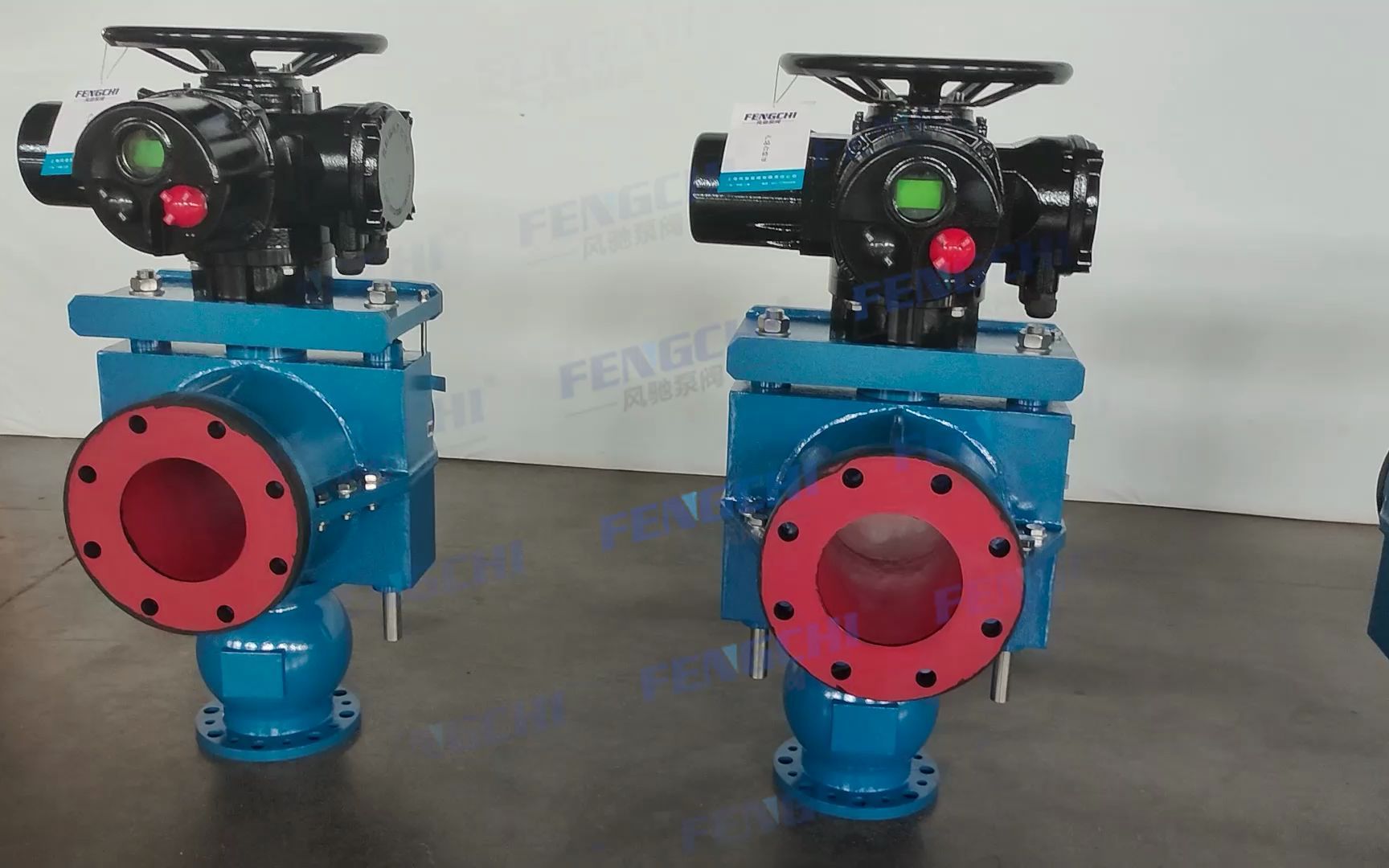 DN150电动开关型管夹阀产品发货直拍