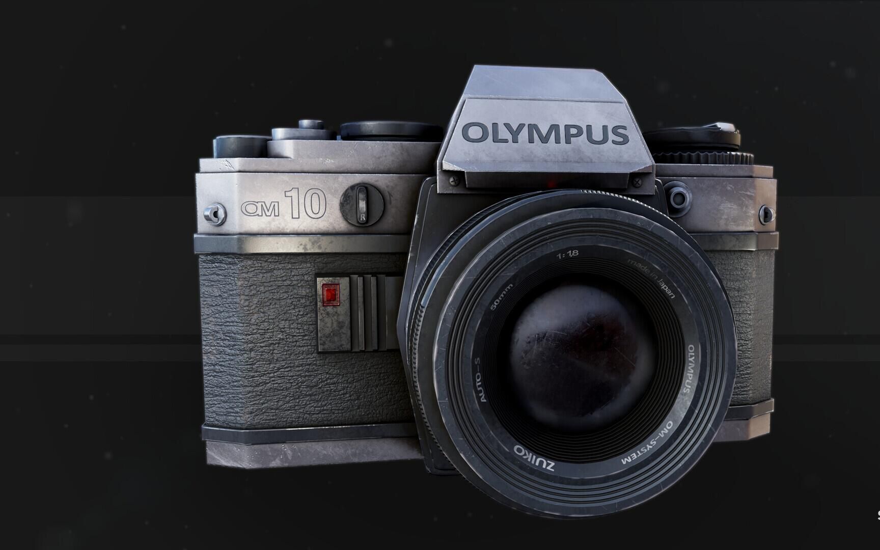 次世代照相机模型制作过程,次世代案例建模教学,3Dmax建模教学。