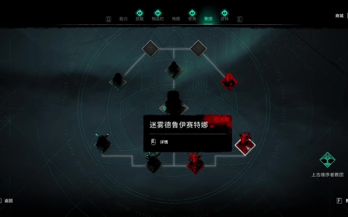 刺客信条英灵殿德鲁伊之怒DLC教团攻略全部位置