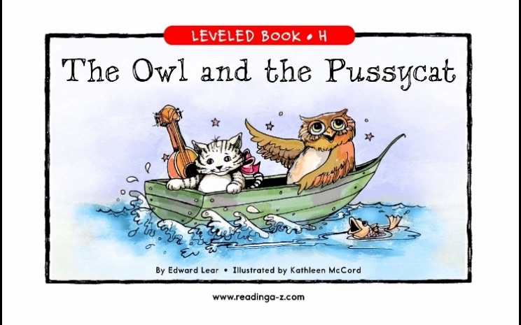 RAZ英文绘本阅读 H-The owl and the pussycat猫头鹰和猫