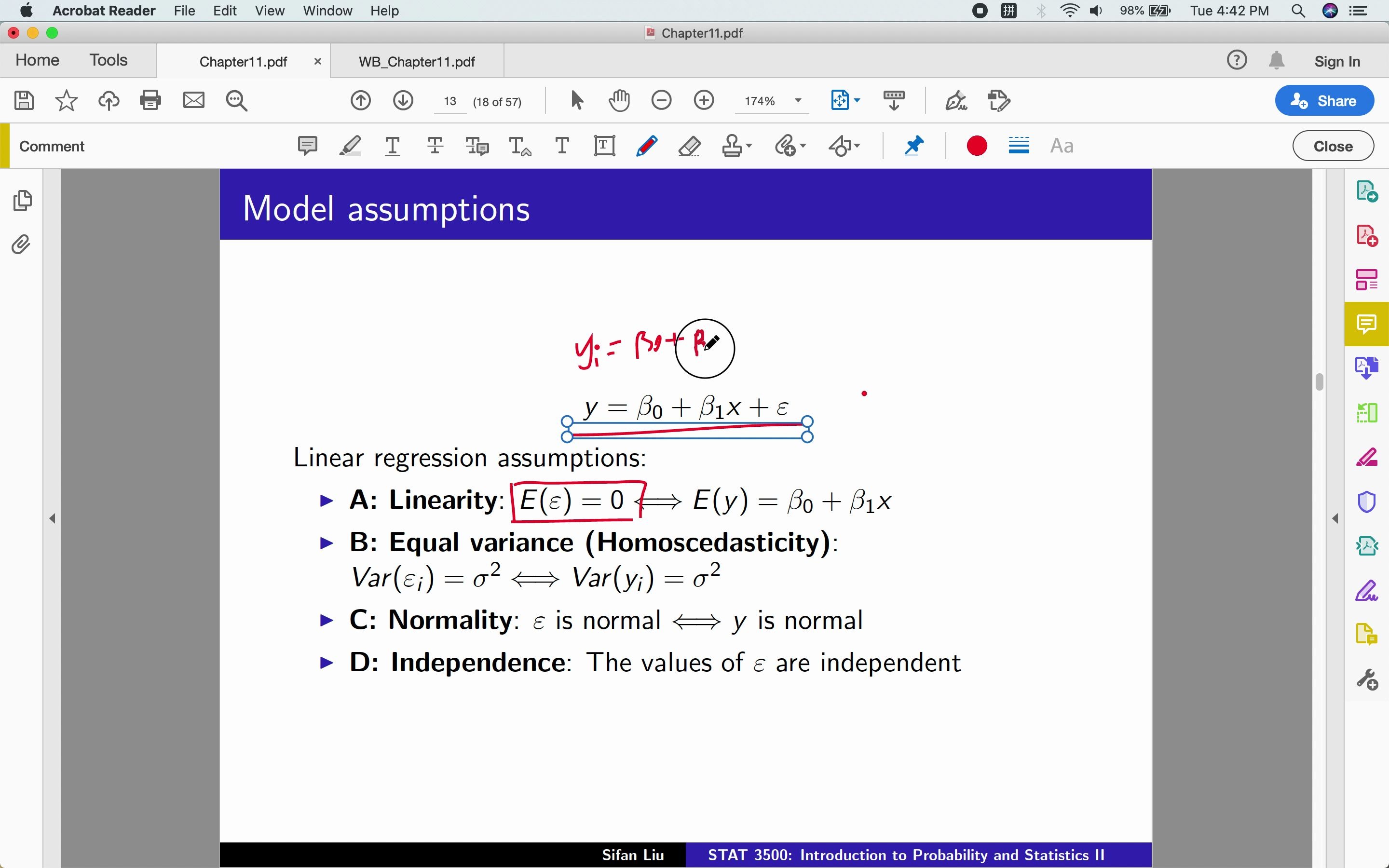 数理统计13-简单线性回归补充
