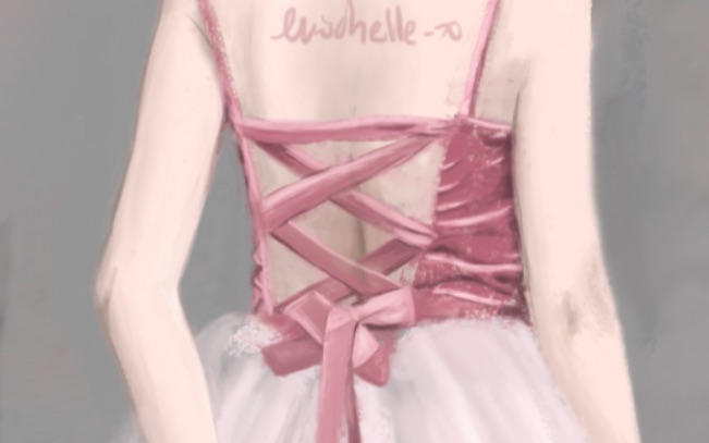 【板绘】初次尝试布料画法,来条仙女裙