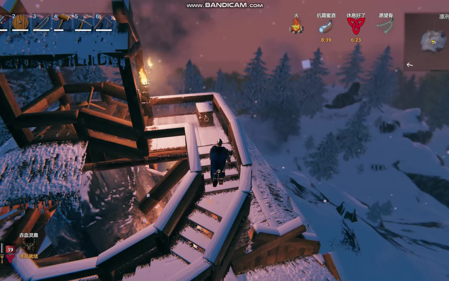【Valheim】英灵神殿萌新刚到雪山建立的第一个传送点