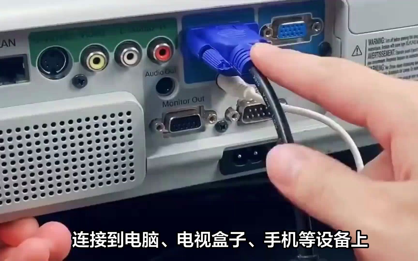 投影仪的使用方法
