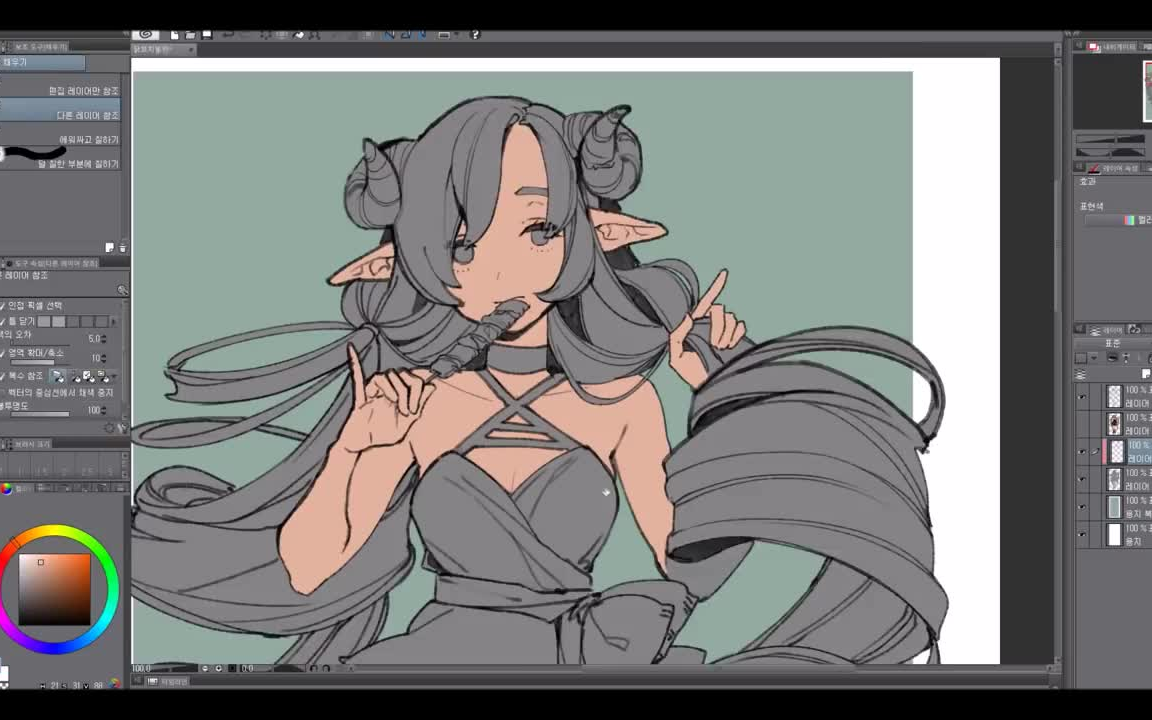 Clip Studio Paint绘画