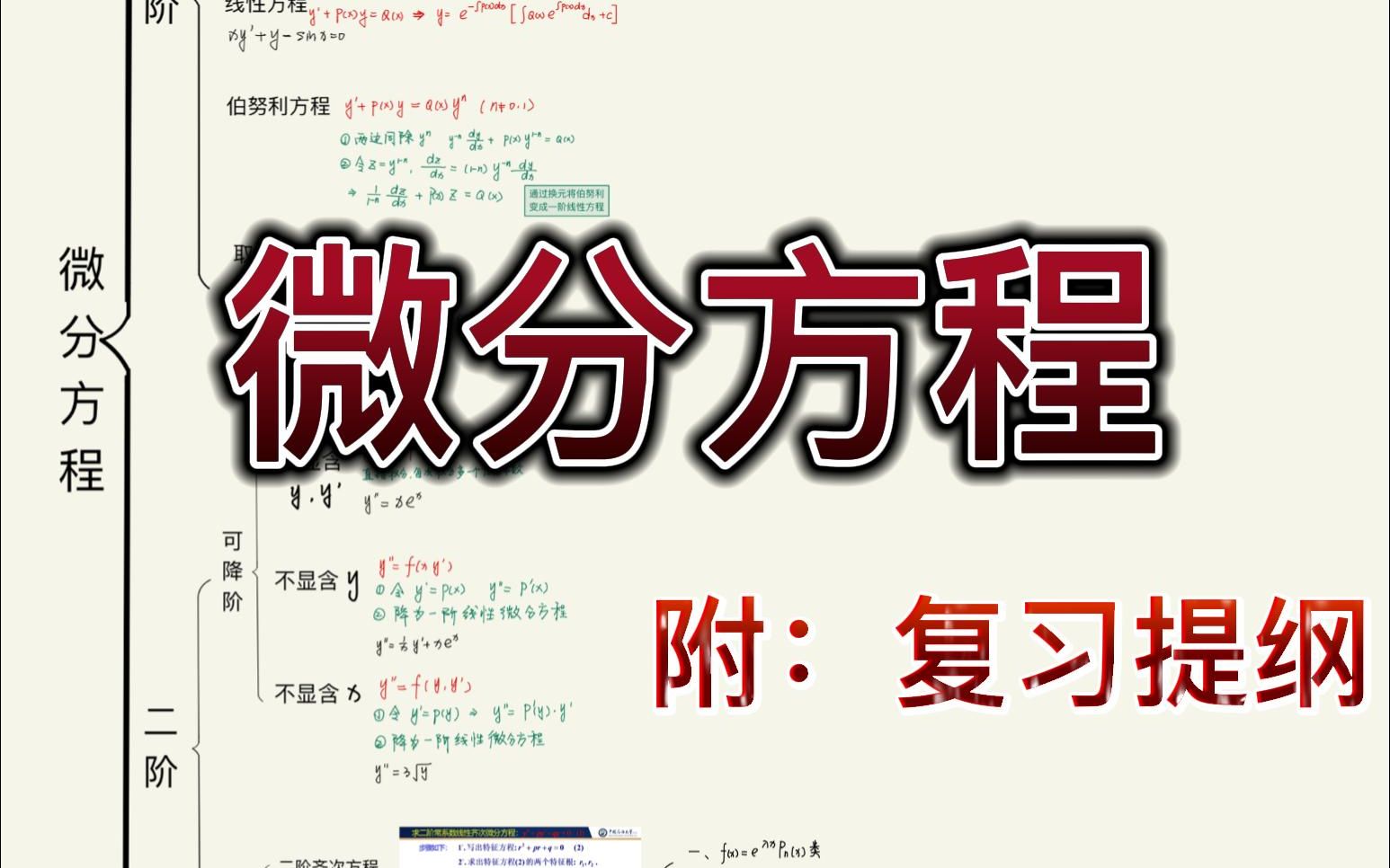 微分方程【45分钟带你学完微分方程】【重制版】