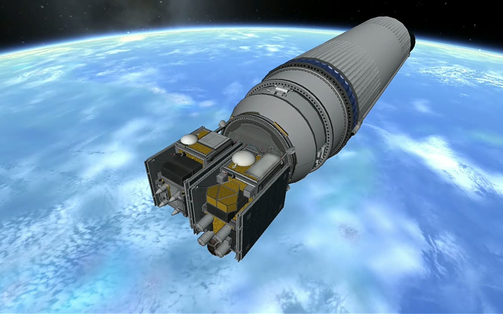 【坎巴拉太空计划】长三乙/远征一号发射新一代北斗导航双星