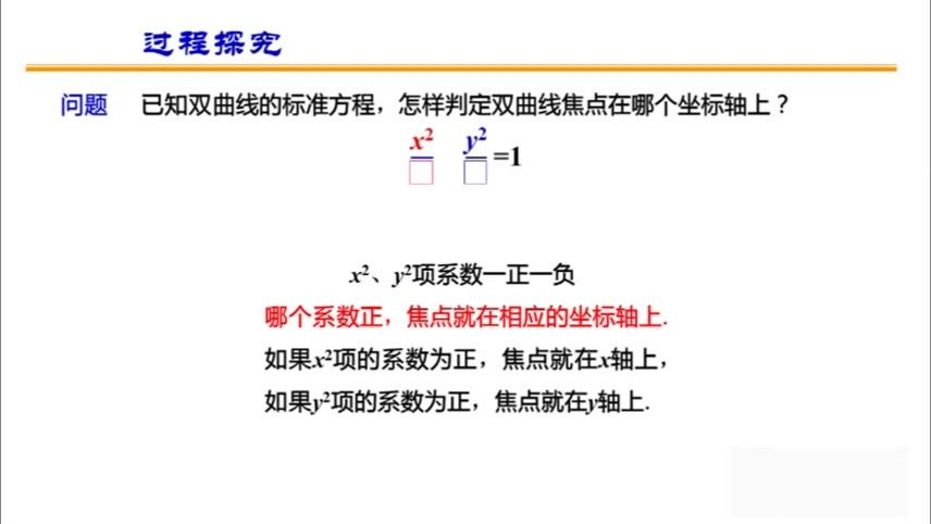 双曲线及其标准方程