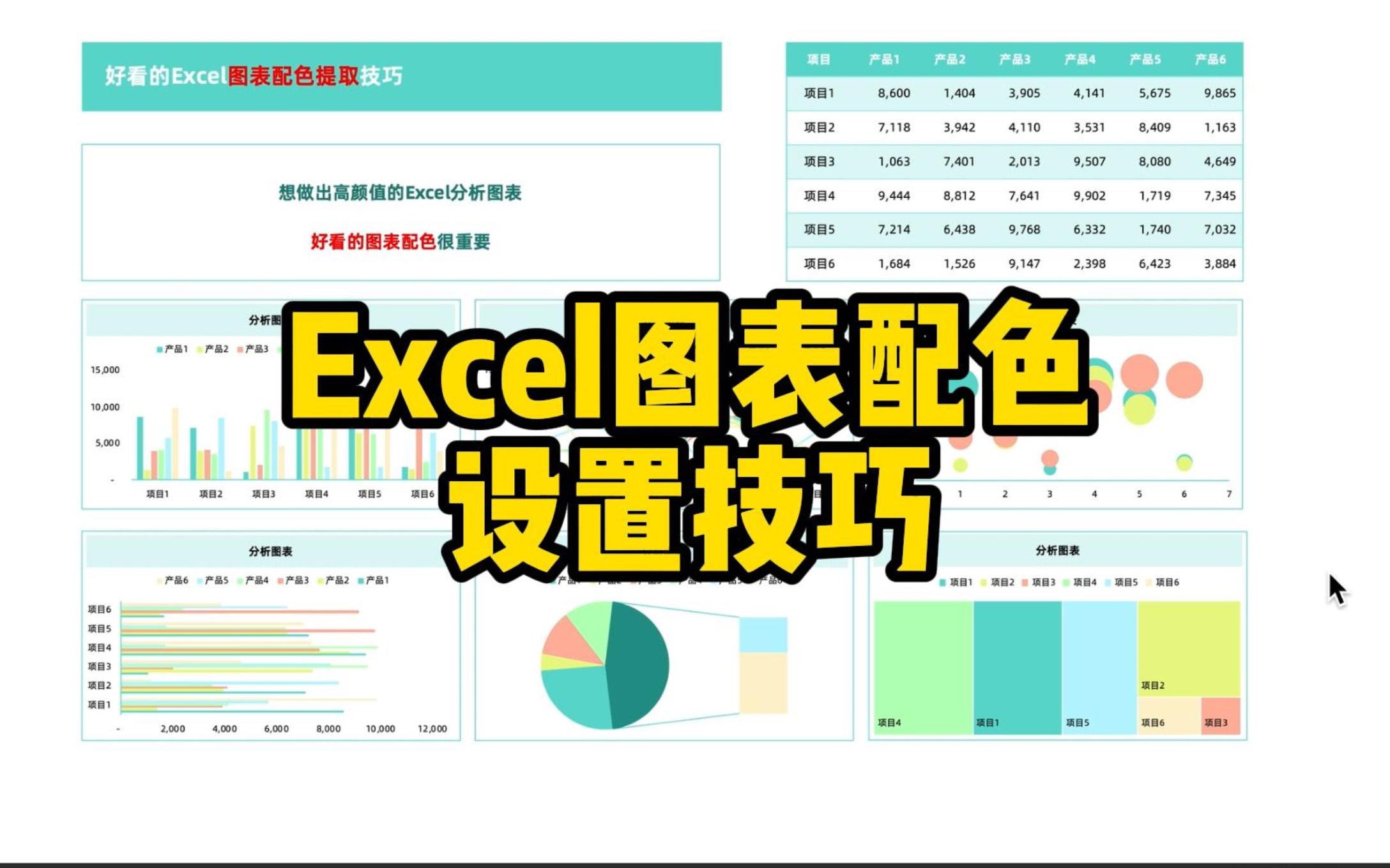 【Excel技巧】好看的Excel图表配色设置技巧