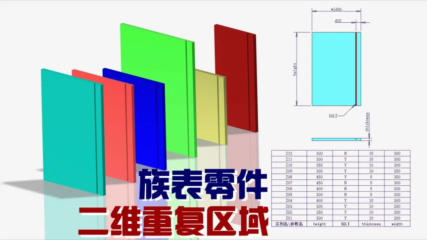 Creo族表零件工程图还可以这样创建?--老师傅当场服了