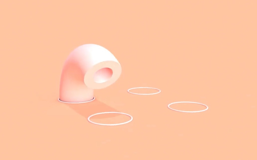 【C4D教程】如何使用C4D中的弯曲变形器制作有趣的循环动画