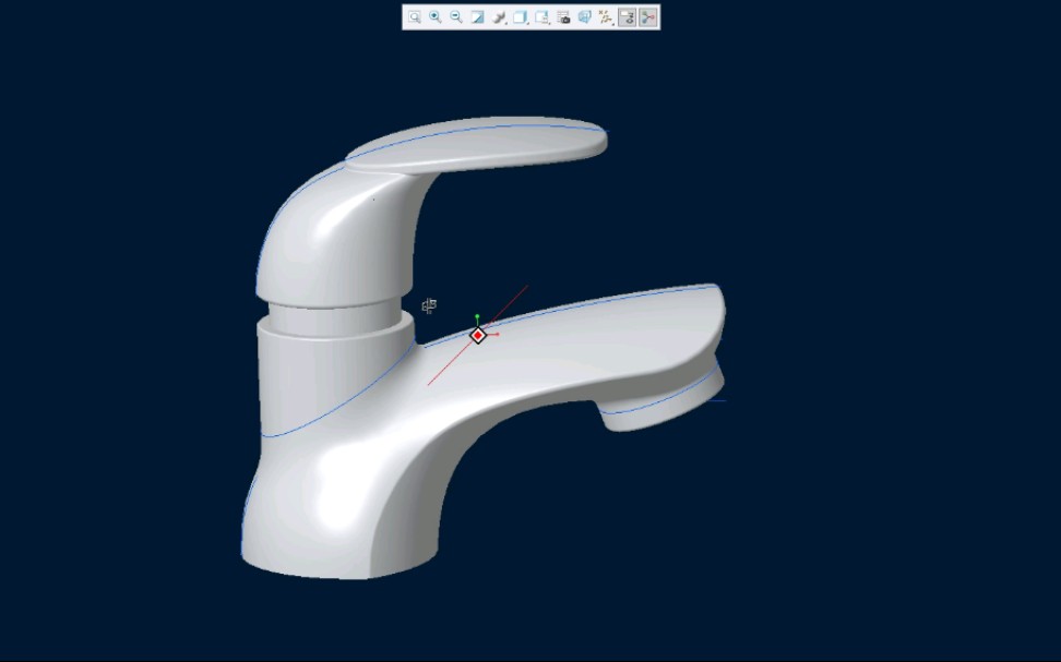 Creo/水龙头建模造型