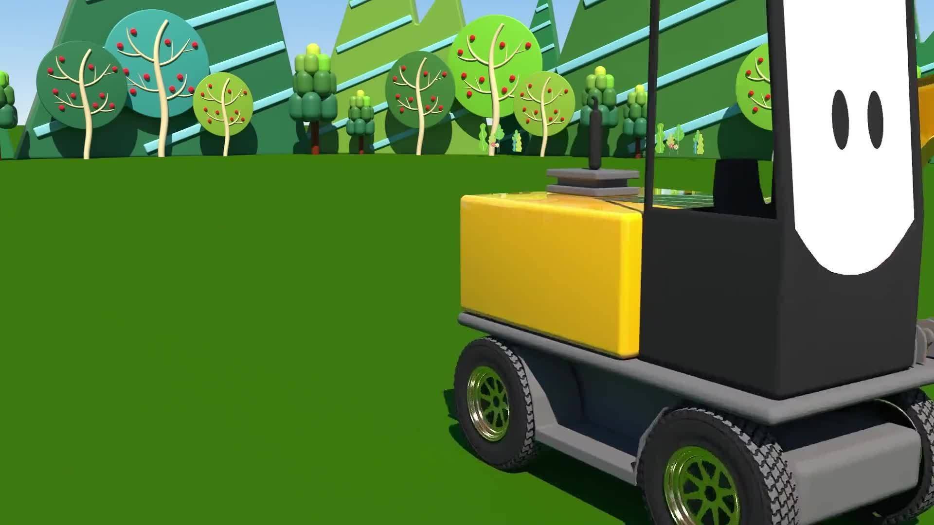 工程车挑选合适的工具完成任务,儿童早教益智工程车玩具动画 #工程车...