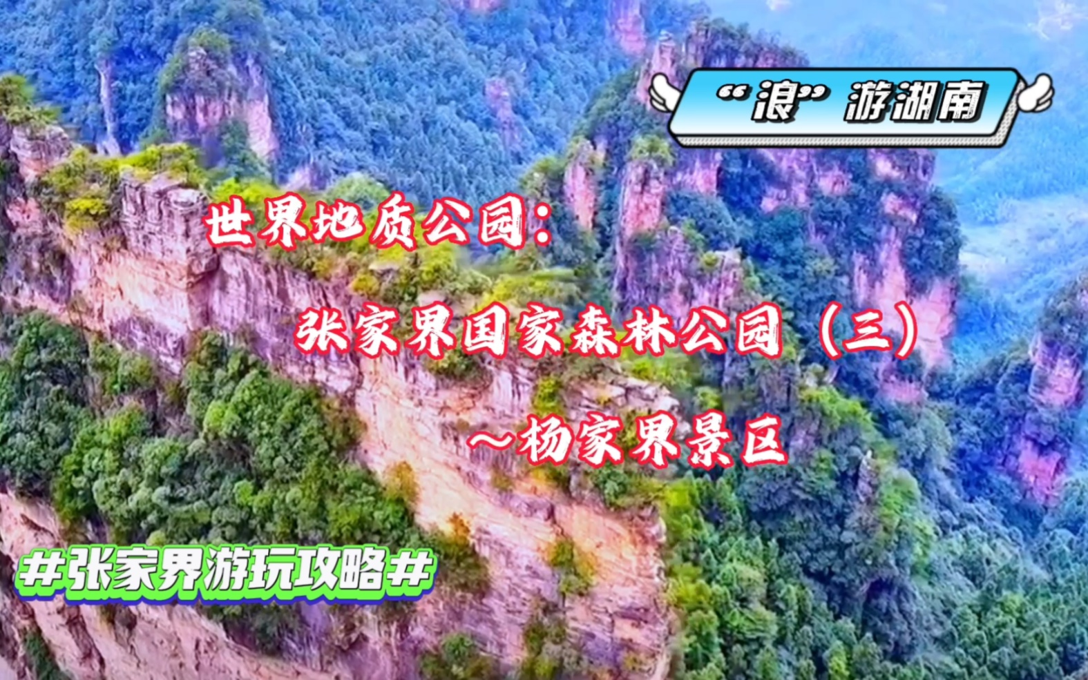 世界级地质公园:张家界国家森林公园之杨家界景区。