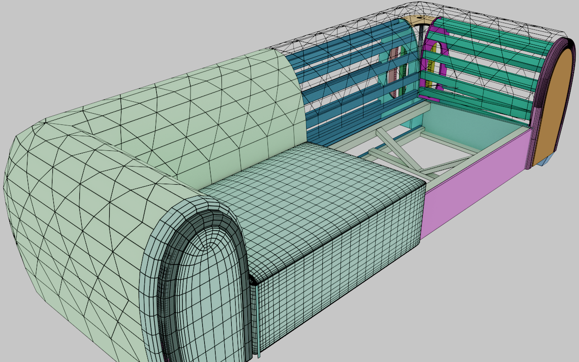 沙发电脑3D放样-拉扣沙发-4画海棉-皮板