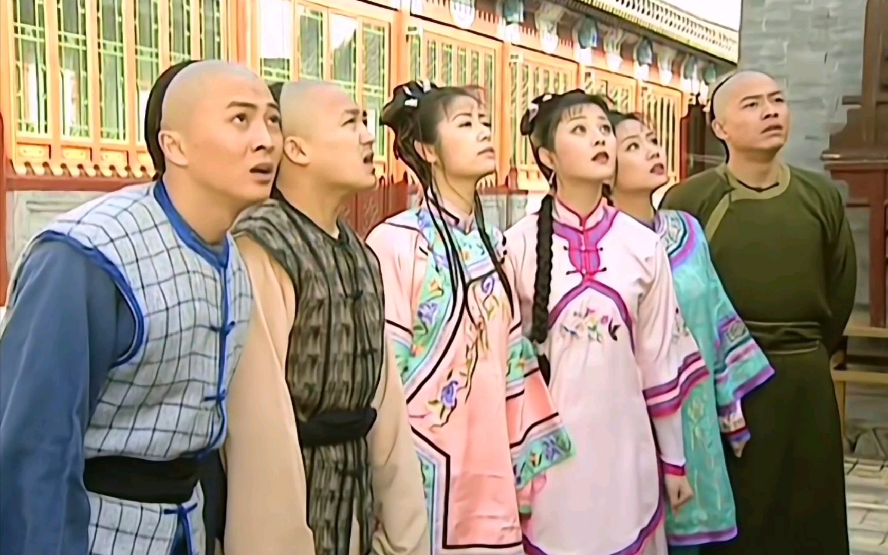 还珠格格——小燕子练剑,蒙丹发疯,俩人都杀疯了,真是绝了
