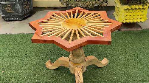 废弃木板秒变高级圆木桌!大叔神级改造手艺惊呆网友