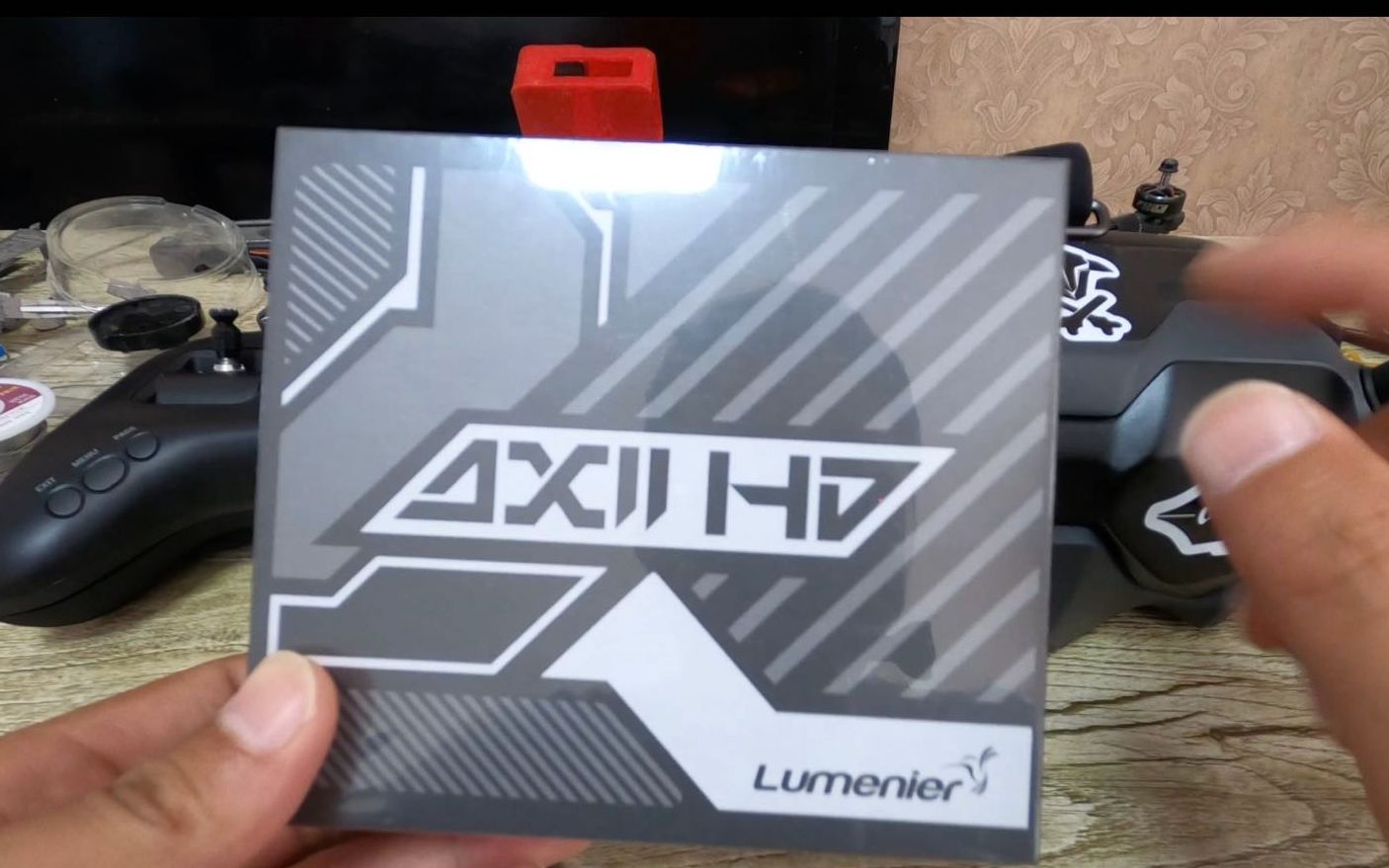 闲聊 大疆fpv眼镜 使用 Lumenier AXII HD平板天线 情况