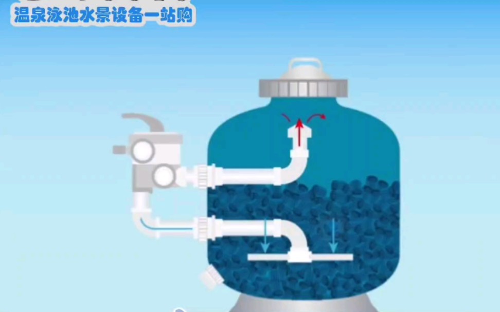 酒店民宿的泳池过滤中in the swim沙缸或 鱼池过滤中生态活水系统casa...