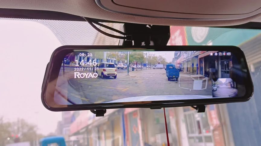 蚁路流媒体行车记录仪 前后双录1080P, 超清后路摄像头,大广角