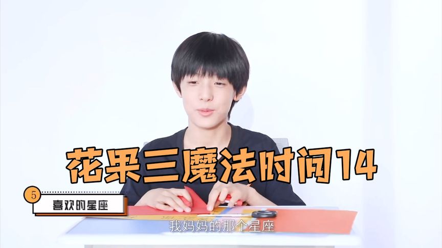 【TF家族】《花果三魔法时间》(14)意料之外快问快答(下)