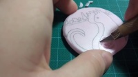 【果小喵】橡皮章玫瑰花留白