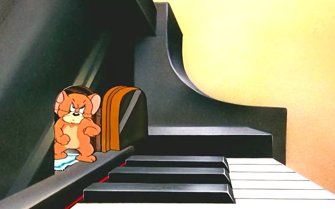 ...为钢琴大师,参加一场钢琴弹奏表演,不料被杰瑞从中作梗#猫和老鼠 #...