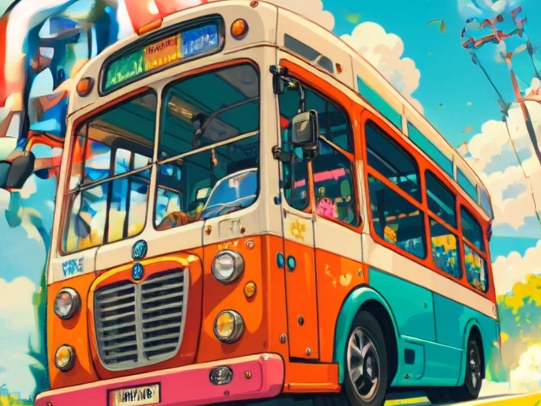 启蒙早教儿歌动画:公交车