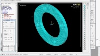 ansys 螺栓预紧法兰盘衬垫分析