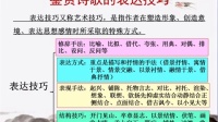鉴赏古代诗歌的表达技巧