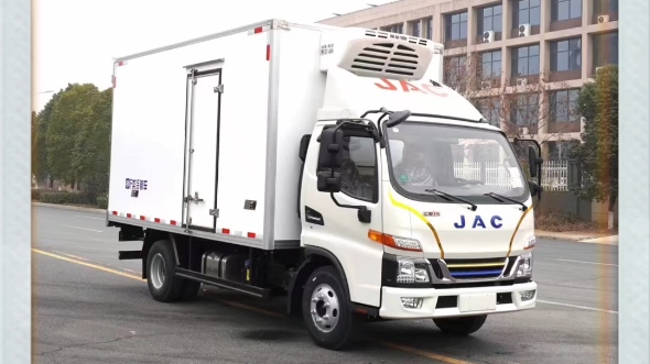 4.2米新能源冷藏车 江淮骏铃V5油电混合动力