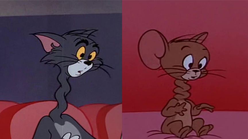 猫和老鼠情侣头像