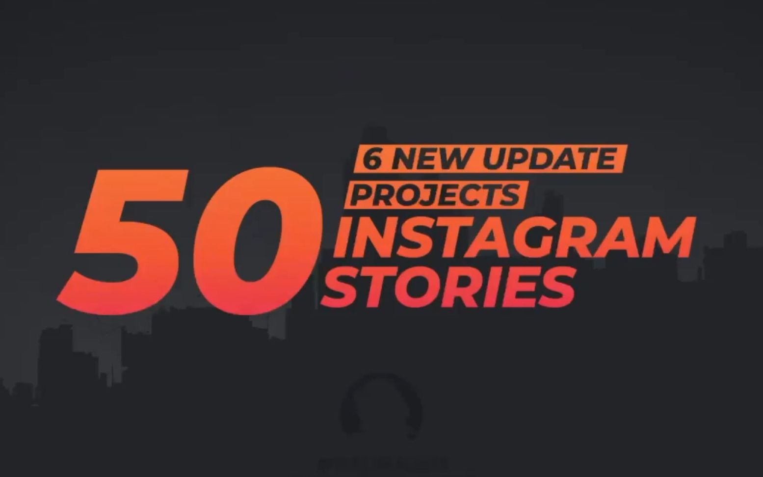AE模板 50个完整竖屏手机社交媒体短视频模板 Instagram Stories