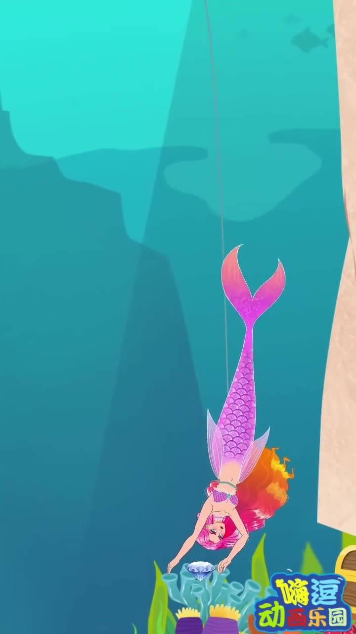 动漫:美人鱼公主被贪婪的人类要挟,去海洋为他寻求珍宝