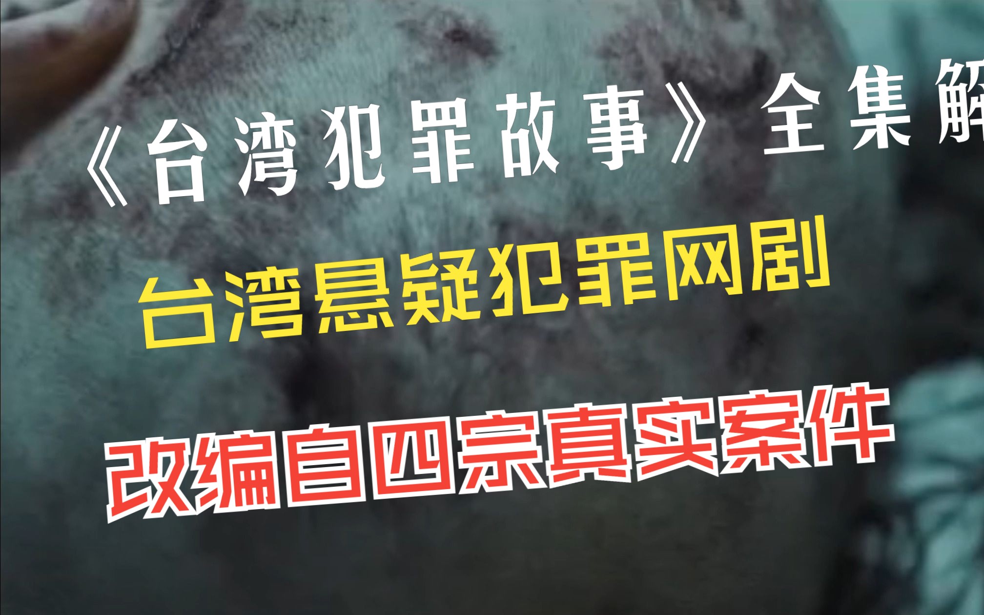 《台湾犯罪故事》全集解说,台湾悬疑犯罪网剧,改编自四宗真实案件