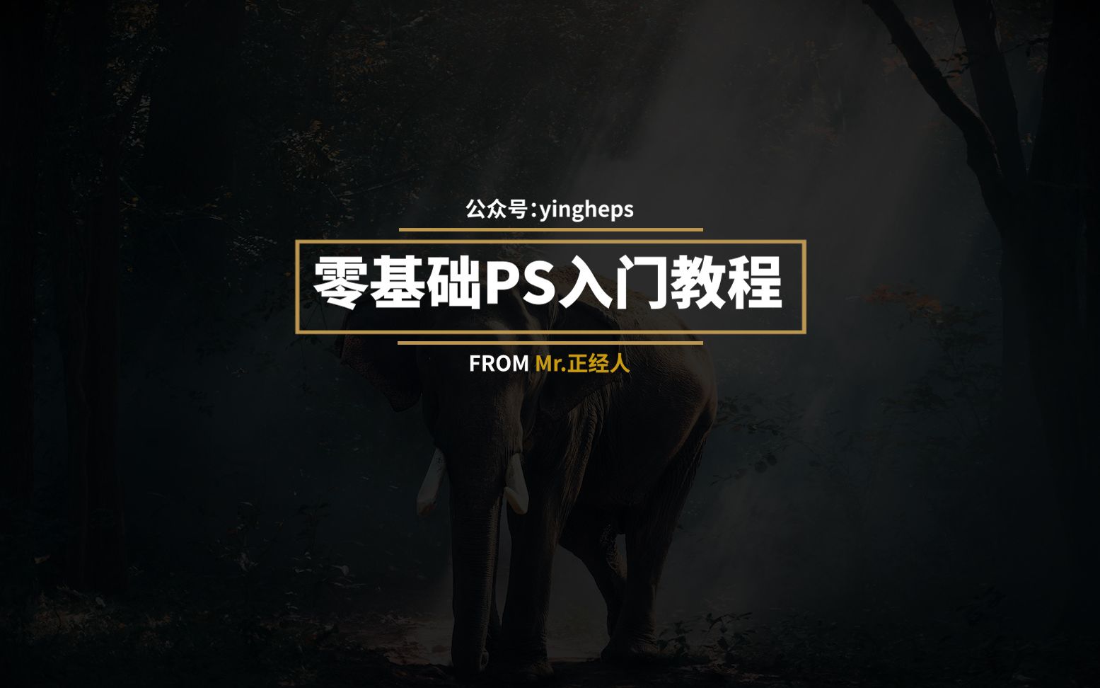 零基础ps基础入门系列教程-上