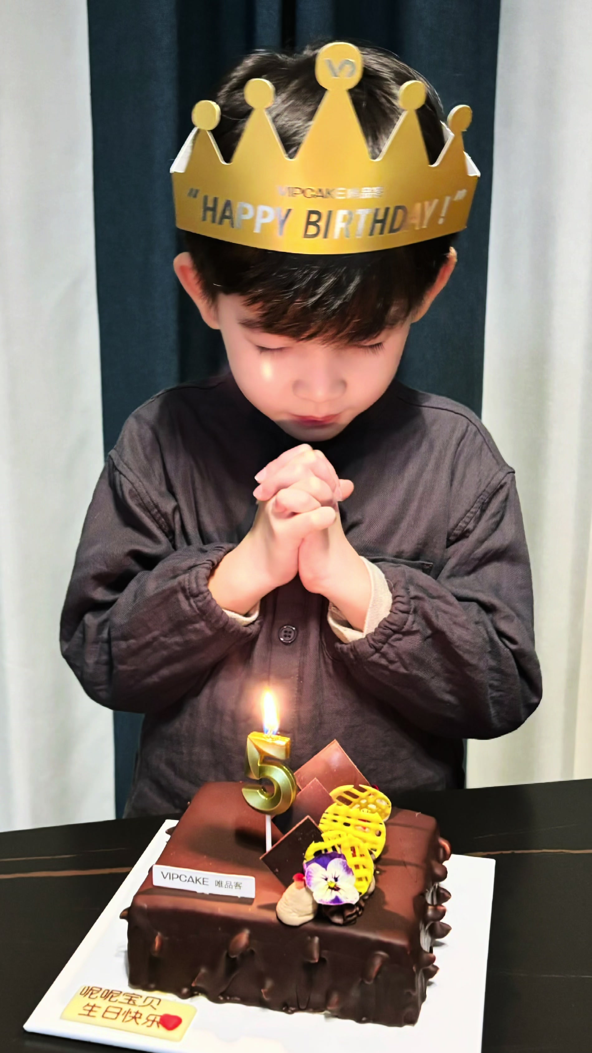 #我家那小子 5 岁的小朋友了!新的一岁要成为更勇敢的小男孩哦#种草...