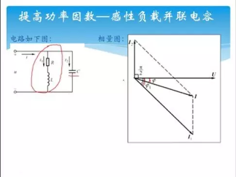 提高功率因数的方法(并联电容器)