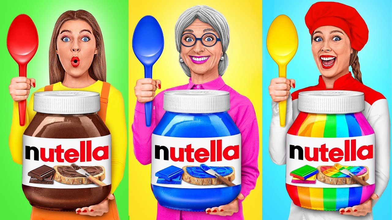 芭比vs奶奶vs厨师挑战美食汉堡制作比赛,巧克力汉堡你喜欢吗