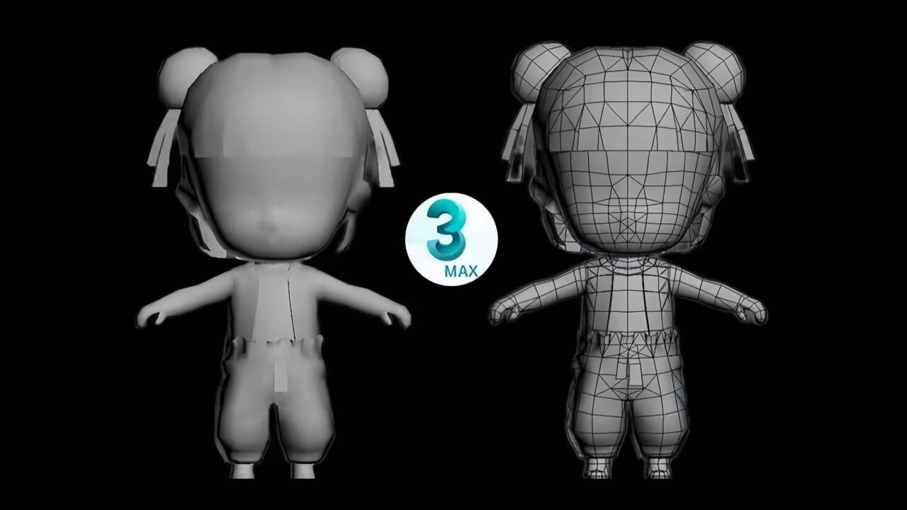 【3Dmax建模】国产动画“哪吒”人物建模教程,模型布线+UV全流程...