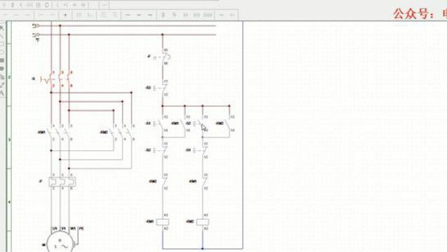 通过绘画仿真软件实现模拟运行正反转